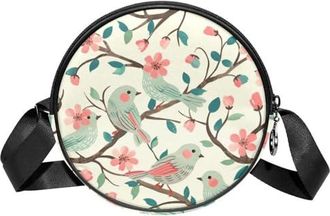 Generic Sac &agrave; bandouli&egrave;re Circle pour femme, petit sac &agrave; bandouli&egrave;re avec fermeture &eacute;clair, bretelles r&eacute;glables, sac &agrave; main rond d&eacute;contract&eacute; pour femmes et fi