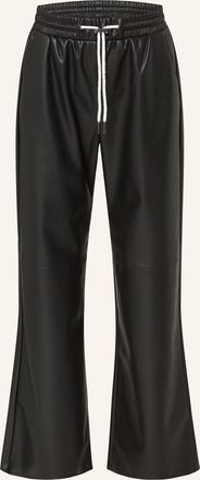 Monari Monari Hose In Lederoptik schwarz