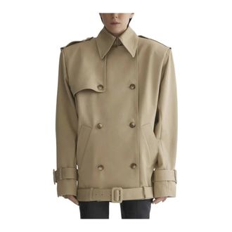 MUGLER Damen, M&auml;ntel, Beige, SGr&ouml;&szlig;e