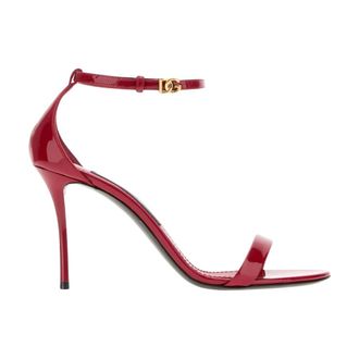 Dolce & Gabbana Femme, Chaussures, Rouge, Taille: 39 EU Sandales &agrave; talons hauts