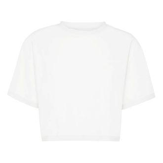 Plein Sport Femme, Tops, Blanc, Taille: 46 FR T-Shirt Col Rond