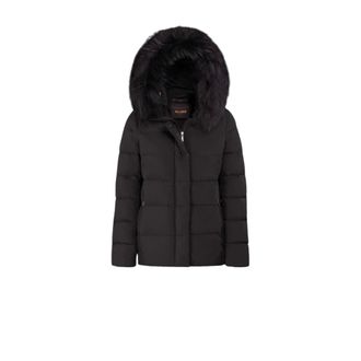 Moorer Femme, Vestes, Noir, Taille: 36 FR Kilie-Fur-Kn Jacket
