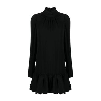 Paco Rabanne Schwarzer- eleganter Rollkragen-Kleidrock - - Dresses - Damen - Schwarzk - 2XS