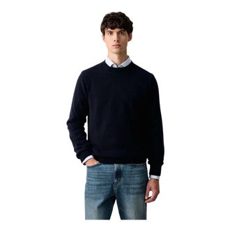 Lindbergh Pull &agrave; col rond - Homme - Pulls - Bleu - Taille: M