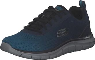 Skechers Baskets Track Ripkent pour Homme, Bleu, 41.5 EU
