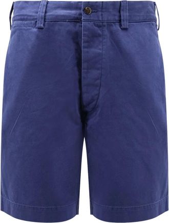 Polo Ralph Lauren Pleated Twill Shorts - Homme - Shorts - Bleu - Taille: W33