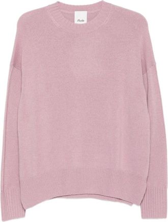 Allude Pull col rond - Femme - Pulls - Rose - Taille: 40 FR