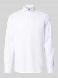HUGO BOSS Regular Fit Businesshemd aus Baumwoll-Mix Modell H-JOE-SPREAD