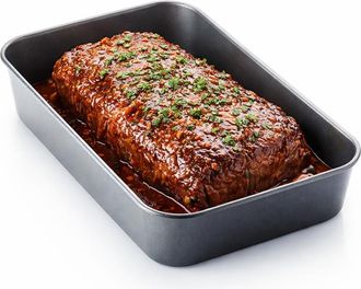 Point-Virgule Backform Rechteckig mit Antihaft-Beschichtung, Auflaufform K&uuml;che Zubeh&ouml;r f&uuml;r backen, perfekt f&uuml;r Cake-s, 40x26x8cm