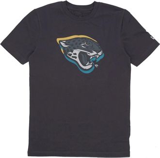 New Era Jaguars Draft Tee Graphit T-shirt - - Tops - Herren - Grau - XL