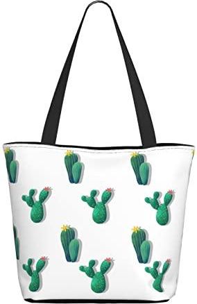 AOOEDM Joli sac &agrave; provisions pour femme Cactus 33 x 28 x 19 cm. Le cadeau parfait pour la Saint-Valentin. Cest de la Saint-Valentin pour maman, fille, &eacute;pouse