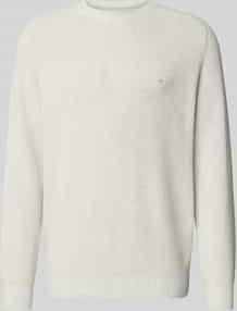 Fynch-Hatton Regular Fit Strickpullover aus reiner Baumwolle