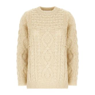 Isabel Marant Deotille Zopfmuster-Pullover - - Knitwear - Damen - Beige - XS