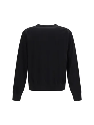 Vivienne Westwood Mens Alex Sweater Black Cotton; Kashmir-Capra Hircus Kashmir/capra