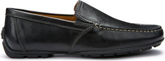 Geox Herren U Moner V Mokassins, Schwarz, 40 EU