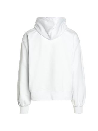 GCDS College Logo Print Hoodie - White
