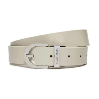 Calvin Klein Wendbarer G&uuml;rtel mit runder Schnalle - - Accessories - Damen - Beige - 95 CM