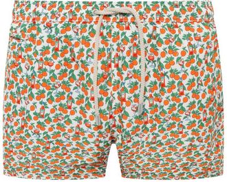 MC2 Saint Barth Kurze Badeshorts mit Aperol-Motiven in