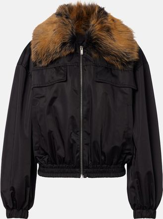 Saint Laurent Blouson mit Shearling