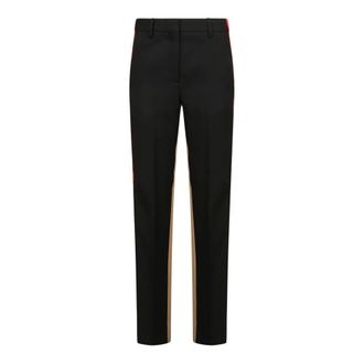 Burberry Femme, Pantalons, Noir, Taille: 36 FR Pantalon Noir &agrave; Panneaux