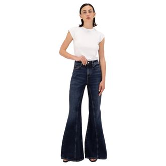 Icon Denim Los Angeles Femme, Jeans, Bleu, Taille: W29 Stella Flared Jeans