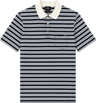 A.P.C. A.p.c., Homme, Tops, Noir, Taille: L Oscar Polo