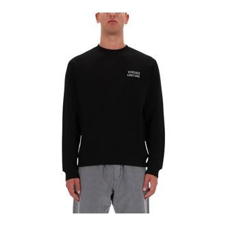 Versace Jeans Couture Logo Sweatshirt - - Sweatshirts & Hoodies - Herren - Schwarzk - M