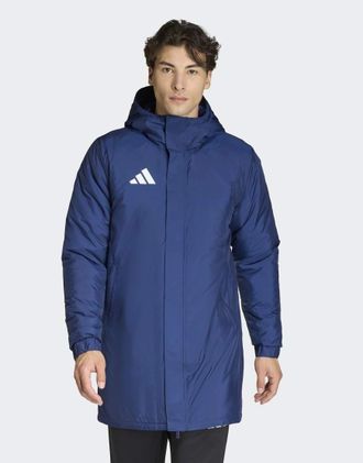 adidas Entrada26 Stadium - Veste - Bleu marine &eacute;quipe 2 /blanc