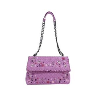 Bottega Veneta Sac bandouli&egrave;re en cuir pr&eacute;-poss&eacute;d&eacute; - Femme - Pre-owned - Violet - Taille: ONE Size