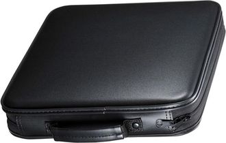 SOLUSTRE Große Kapazität DVD Organizer Tasche CD Halter Aufbewahrungstasche Tragbar mit Griff für Sicheren Schutz und Praktischen Transport Discs aus Langlebig