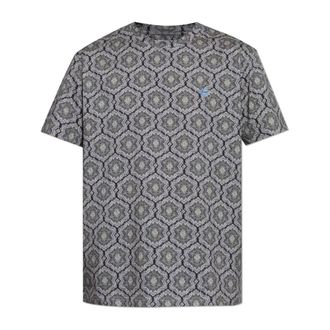 Etro Gemustertes T-Shirt - - Tops - Herren - Blau - XL
