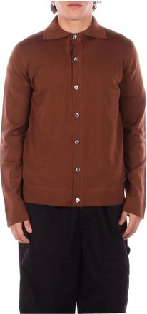 Alpha Studio Homme, Pulls, Brun, Taille: XL Maglia Cardigan