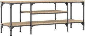 vidaXL Vidaxl - TV-Schrank Sonoma-Eiche 121x35x45 cm Holzwerkstoff & Eisen