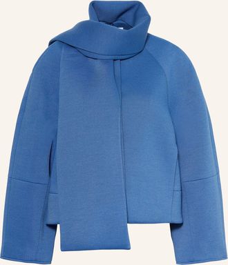 Rich & Royal Jacke Mit Abnehmbarem Schal blau
