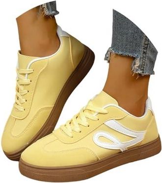 Generic Baskets Orthopédiques Confortables Pas Cher sans LaçAge Basket De Marche Mode Et Sport Semelles Souples Coussin dair Chaussures Randonnée Femme pour D