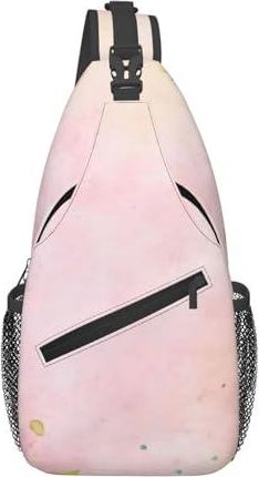 Generic Sac &agrave; dos &agrave; bandouli&egrave;re pour homme Motif fleurs roses