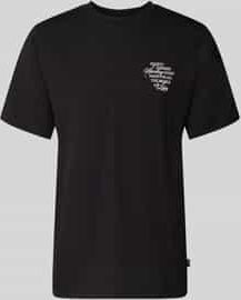 Les Deux T-Shirt mit r&uuml;ckseitigem Motiv-Print Modell Ben Faience