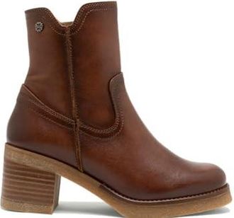 Porronet Porrronet Molly 4762-020 Bottines &agrave; talon en cuir pour femme, Cuir, 41 EU