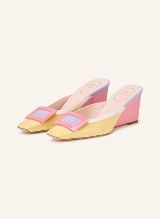 Roger Vivier Lack-Wedges Belle Vivier rosa