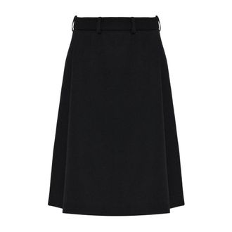 Balenciaga Woll-Wickelshorts - - Shorts - Damen - Schwarzk - S