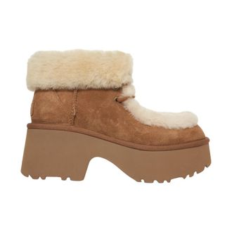 UGG Luxuri&ouml;se Ankle Boots in Marrone - - Shoes - Damen - Braun - 41 EU