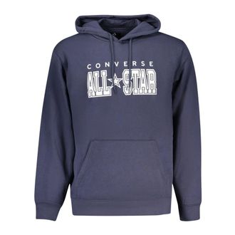 Converse Homme, Sweatshirts et sweats &agrave; capuche, Bleu, Taille: XS Arch All Star Sweat &agrave; capuche