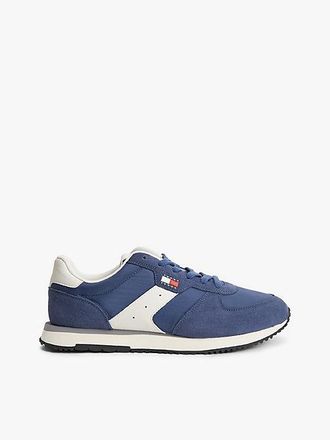 Tommy Hilfiger Baskets multitextures en daim
