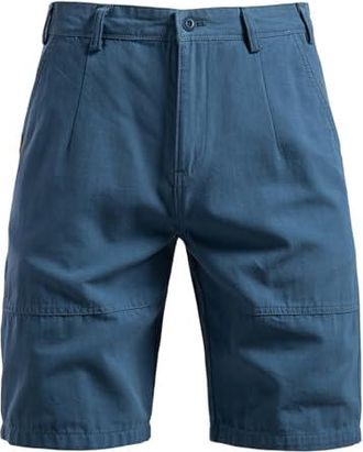 Generic Short court pour homme - Short de sport pour homme - Pantalon de surv&ecirc;tement d&eacute;t&eacute; pour homme - Pantalon cargo gris l&eacute;ger et extensible - Pantalon de r
