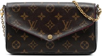 Louis Vuitton Hobo Bags - Monogram Pochette Felicie - Gr. unisize - in Braun - f&uuml;r Damen