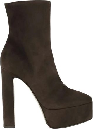 Le Silla Bottes Chelsea &agrave; plateforme Nora - Femme - Chaussures - Brun - Taille: 38 EU