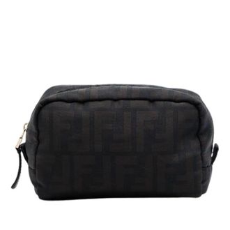 Fendi Pre-owned Canvas Pouch - - Pre-owned - Damen - Braun - ONE SIZE