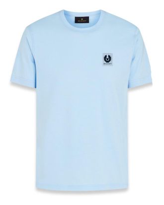 Belstaff T-Shirt aus Baumwolle mit Logo-Aufn&auml;her in