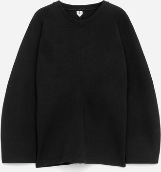 Arket Sweatshirt Mit Dolman-&Auml;rmeln -Schwarz