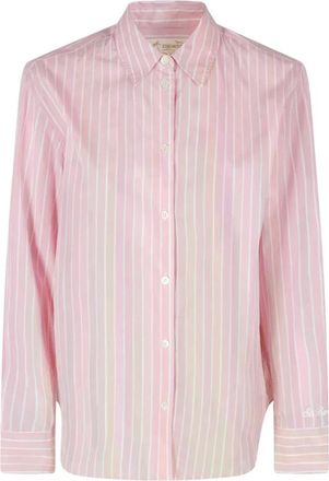 MC2 Saint Barth Femme, Blouses et Chemises, Rose, Taille: 38 FR Meredith Long Sleeve Shirt
